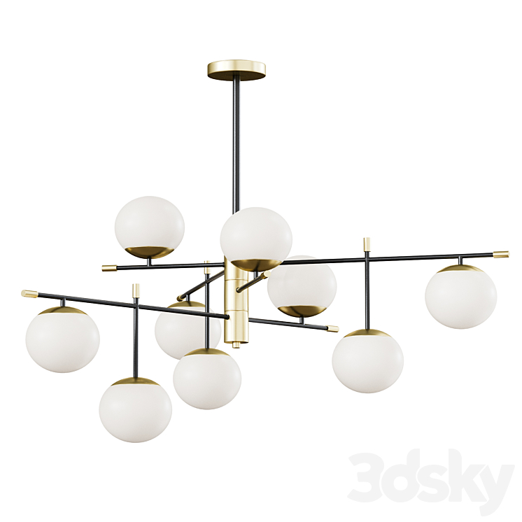 Maytoni NOSTALGIA (MOD048PL-09G) - Pendant light - 3D model