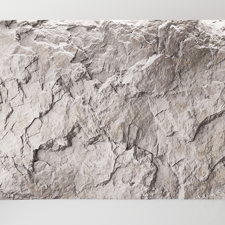 Rock cliff wall №21 - Stone - 3D model