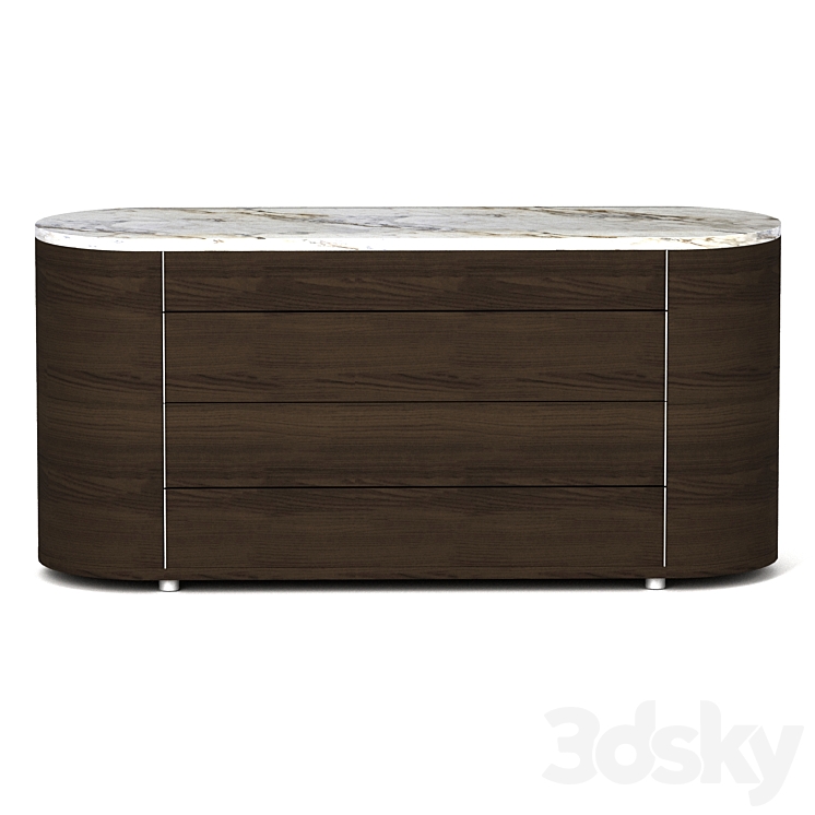 R&D Poliform ONDA - Sideboard & Chest of drawer - 3D model
