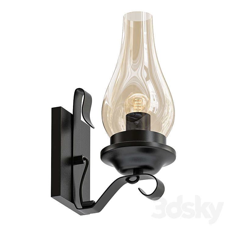 Shell Nordic Wall Light 3d Model 