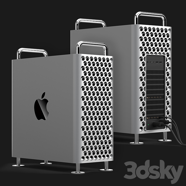 Apple Mac Pro 2019 - PC & other electronics - 3D model