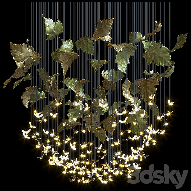Hanging elements FIREFLY - Vargov Design - Pendant light - 3D model