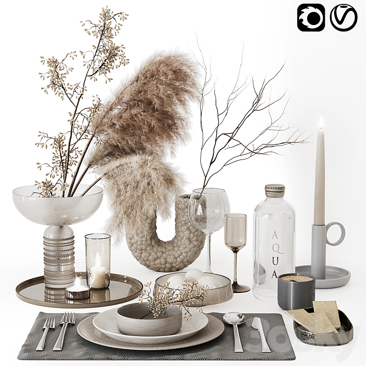 Decor 24 - Tableware - 3D model