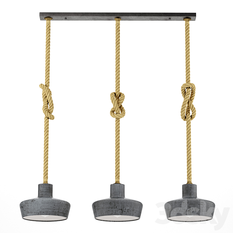 Furnwise - Industrial Ceiling Light Peter - Pendant light - 3D model