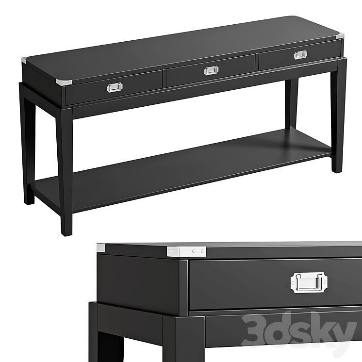 EICHHOLTZ console table MILITARY - Console - 3D model