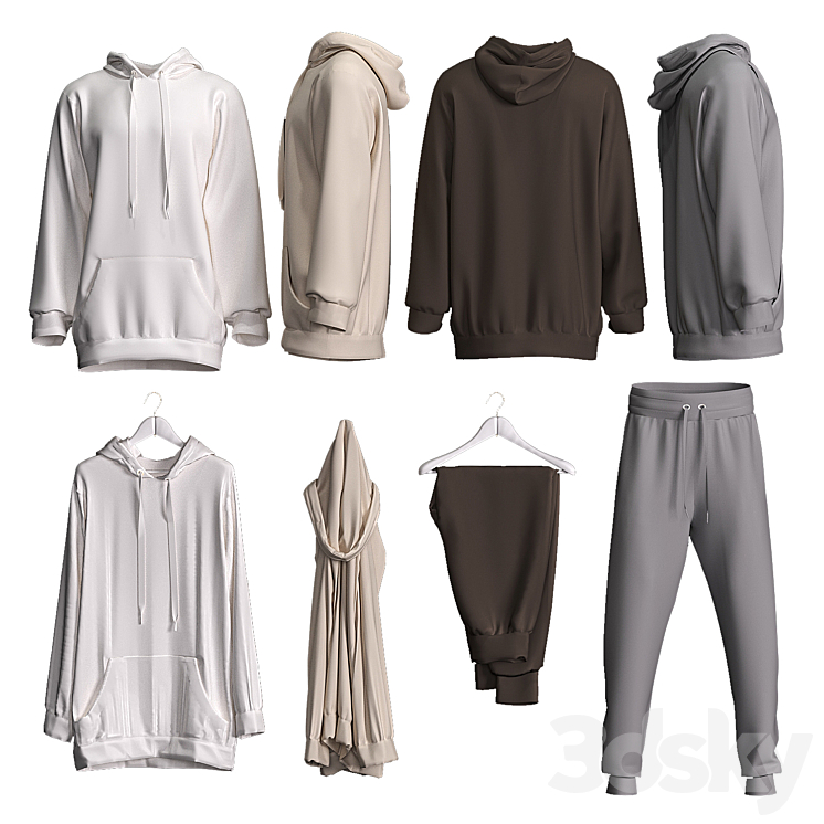 Clothes set 2 - Clothes - 3D model