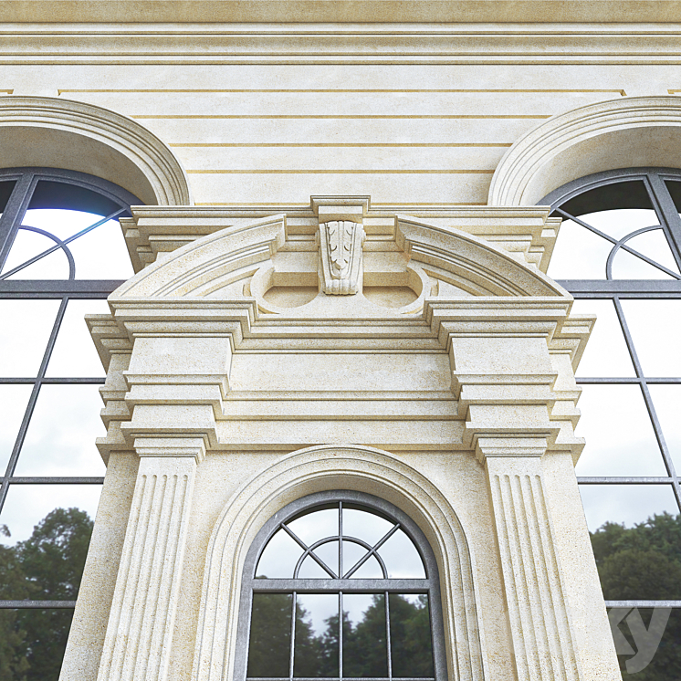 Classic Facade Element - Facade element - 3D model