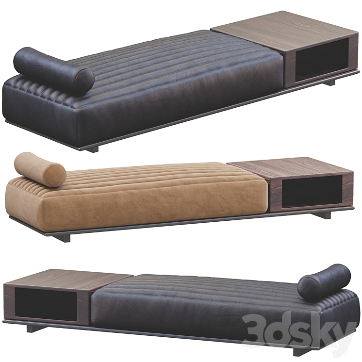 Chaise lounge roger by minotti - Other soft seating - 3D model