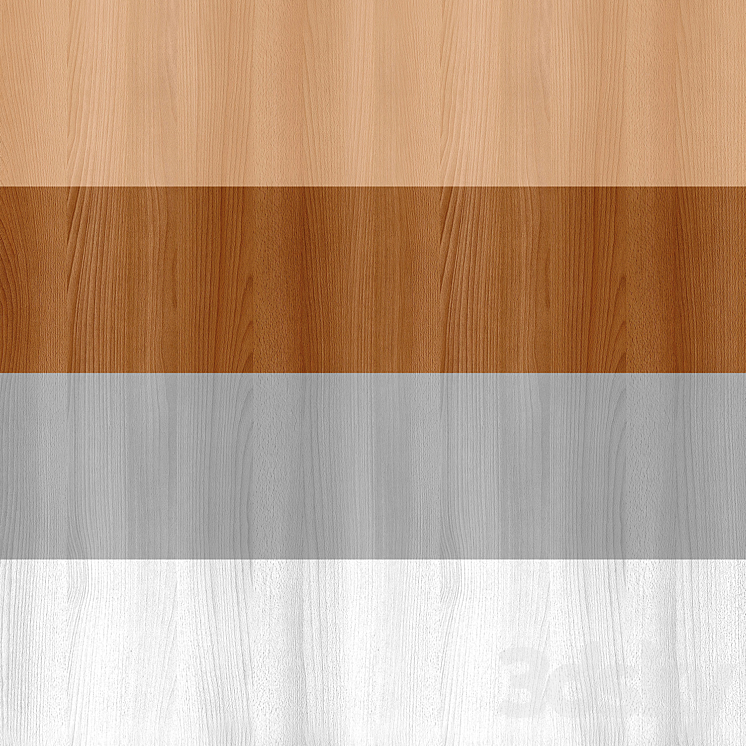 Seamless texture - Beech - Wood - 3D model