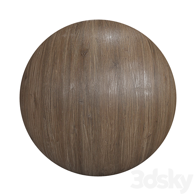 Seamless texture - Oak - Wood - 3D model