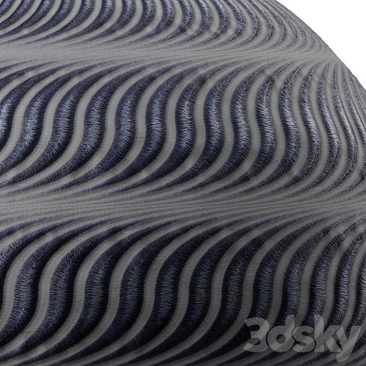 Velvet 01 | 4K | PBR | PNG | SBSAR | 3 Colors - Fabric - 3D model