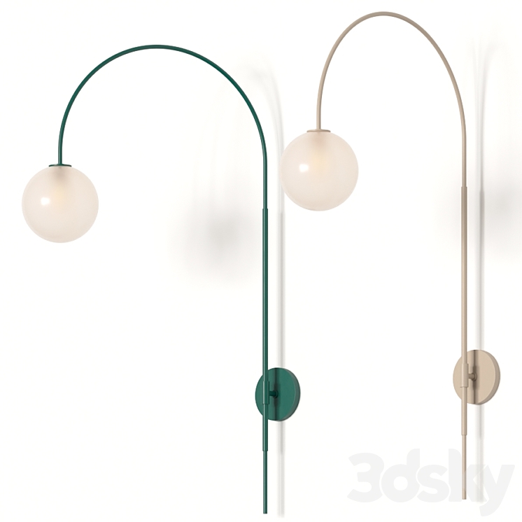 Blueprint Lighting Arc Wall Lamp - Wall light - 3D model