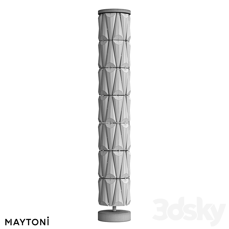 Floor lamp MOD043FL-08CH, MOD043FL-08G OM - Floor lamp - 3D model