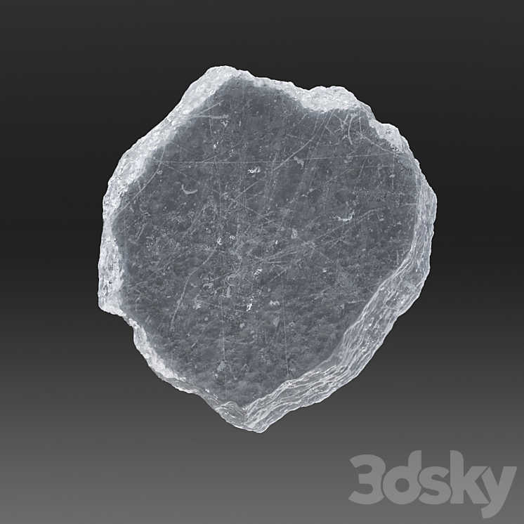 Scratched ice material Vray - Miscellaneous - 3D model