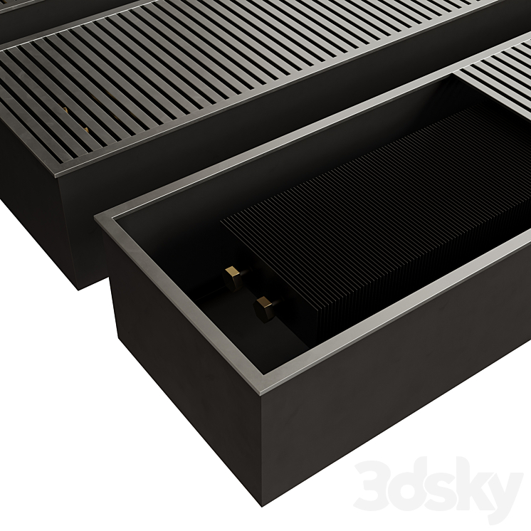 Convectors Set 01 - Radiator - 3D model