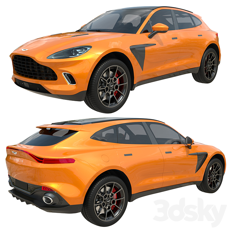 aston martin dbx - Transport - 3D model