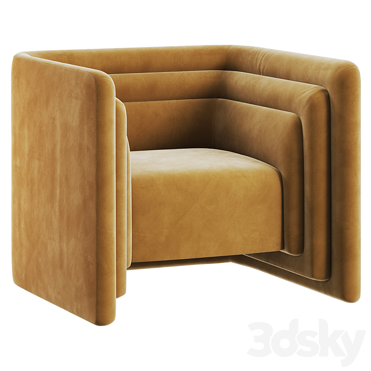 Saint-Germain armchair by Fabrice Juan - Arm chair - 3D model