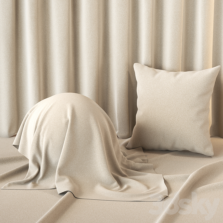 Velvet Fabric Texture 4K Seamless - Tileable - Fabric - 3D model