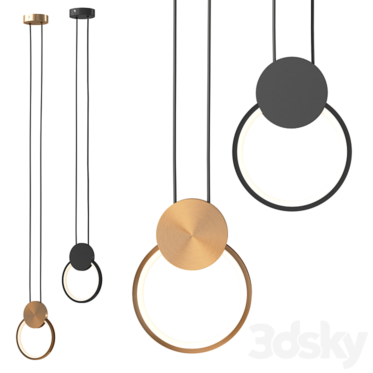 Pendant lamp Eurosvet 50217/1 - Pendant light - 3D model