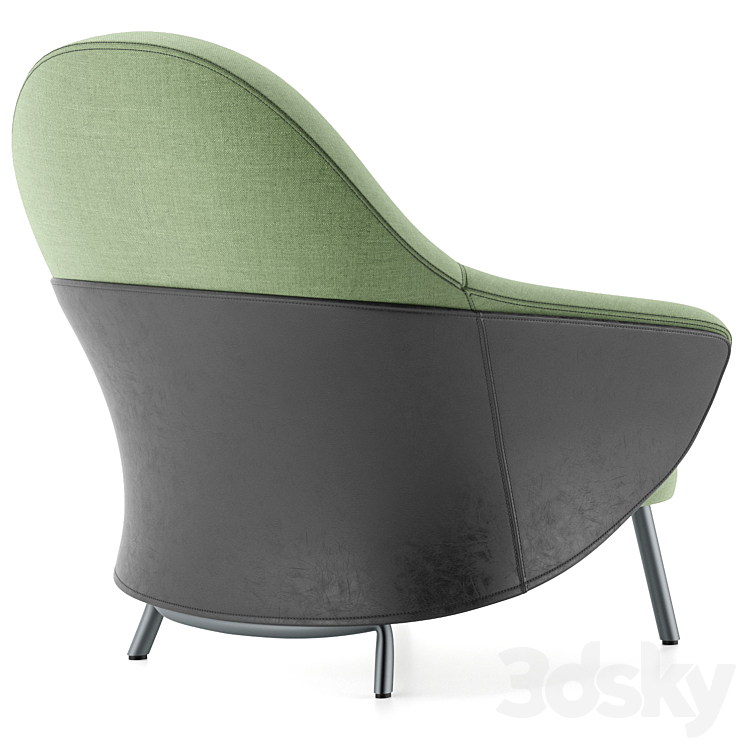 Angie Armchair MINOTTI - Arm chair - 3D model