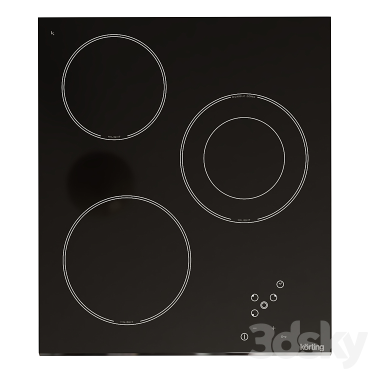 Korting HK 42031 BW - Kitchen appliance - 3D model
