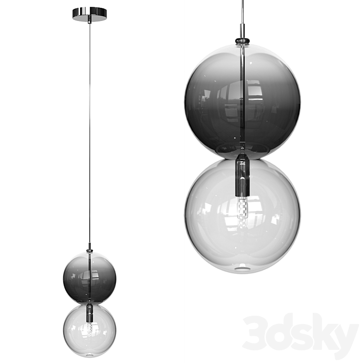 Pendant Odeon Light PENDANT 49801A - Pendant light - 3D model
