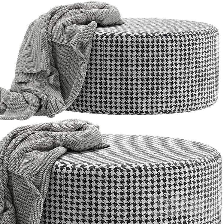 Designer pouffe LaLume - Other soft seating - 3D model