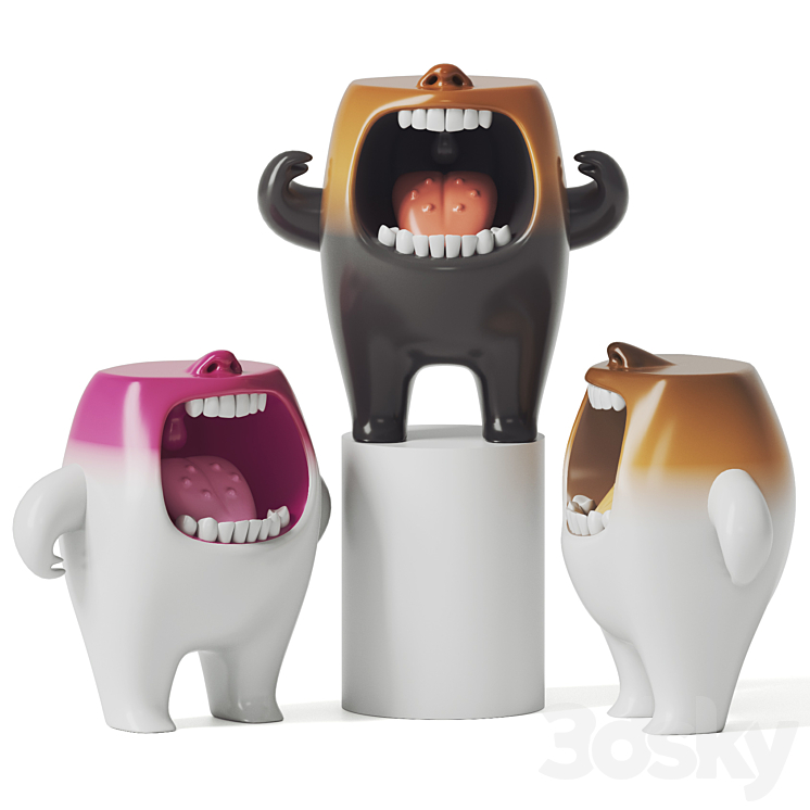 gum monster - Toy - 3D model