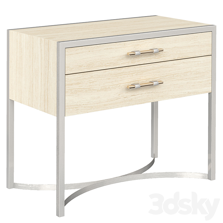 ReMix Large Nightstand Sea Pearl Caracole - Sideboard & Chest of drawer ...