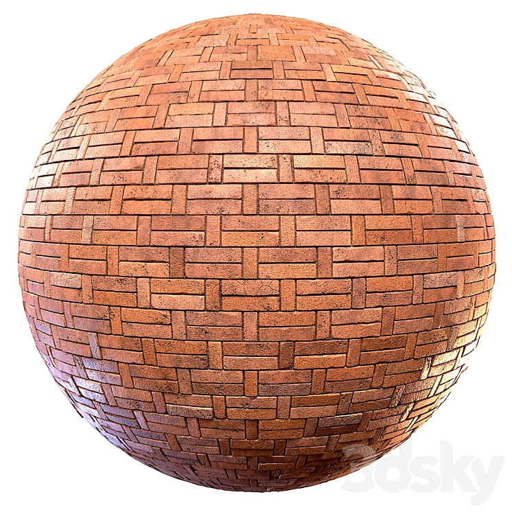 Wall Brick Design-51-2K-PBR - Brick - 3D model
