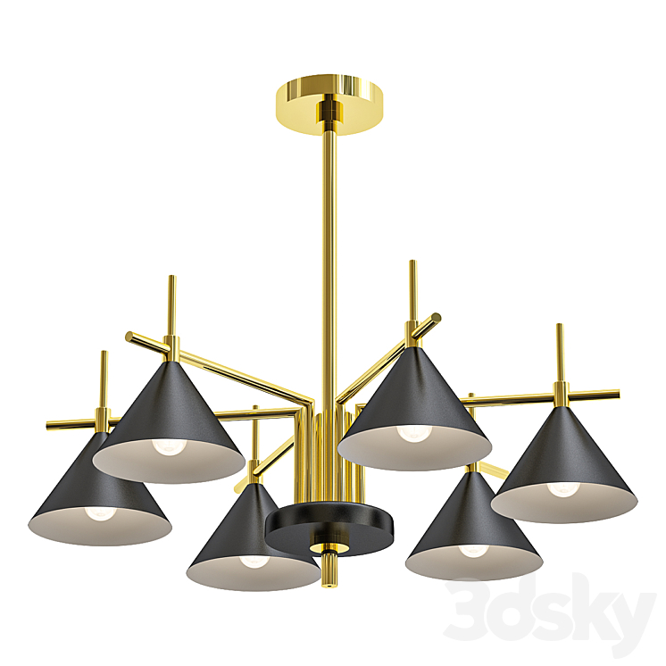 Cone Shaped Ceiling Light - Pendant light - 3D model