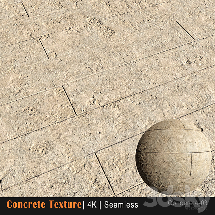 Concrete texture03 - Stone - 3D model