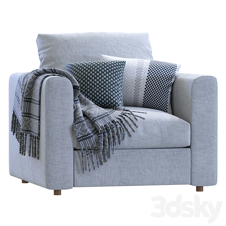 Vimle Armchair By IKEA - Arm chair - 3D model