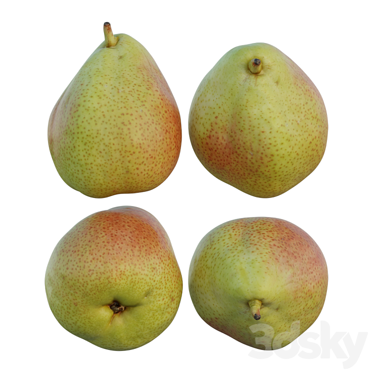 Cheeky pear 02 - Food and drinks - 3D model