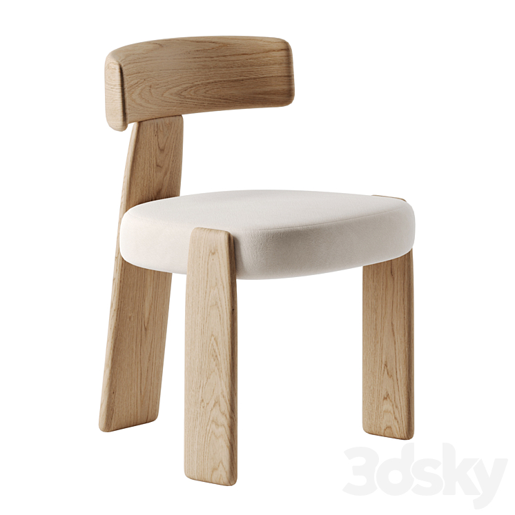 Oru chair by Andreu World - Chair - 3D model