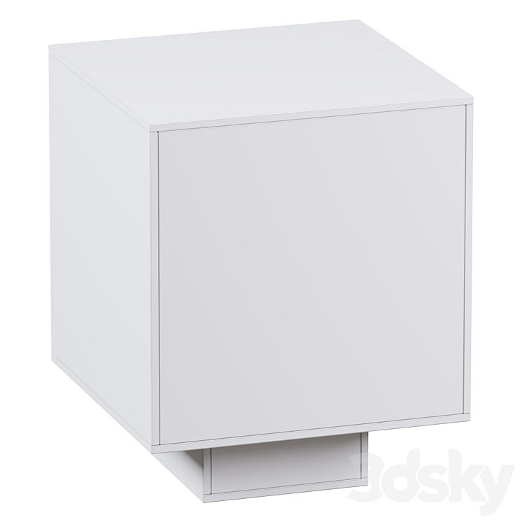 Null Square Side Table by Studio Buzao - Table - 3D model