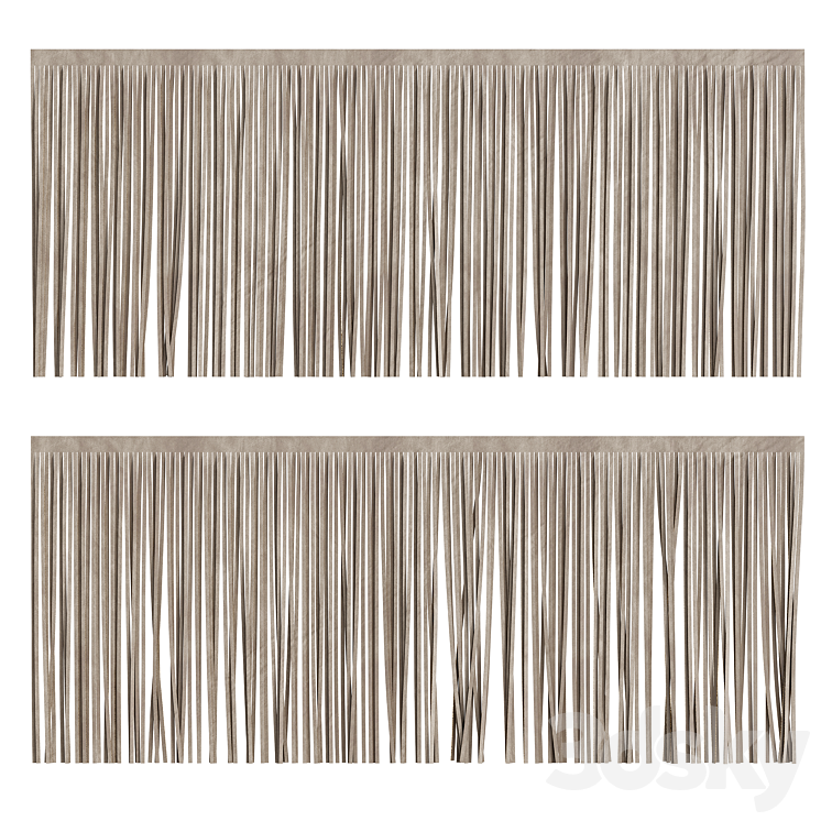 Fringe - Curtain - 3D model