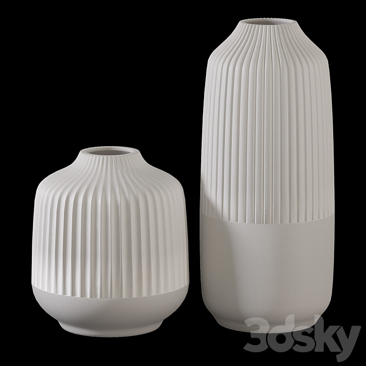 Decorative ceramic vases - Vase - 3D model