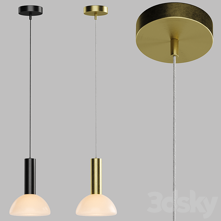 SILIO pendant lamp - Pendant light - 3D model