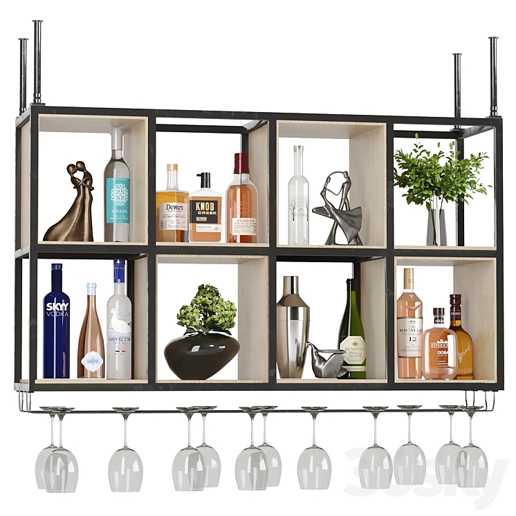 Bar 8 (Hanging Bar 2) - Other kitchen accessories - 3D model