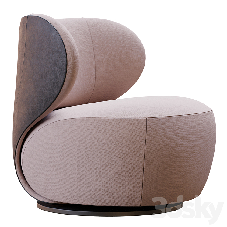Bao Armchair By Walter Knoll - Arm chair - 3D model