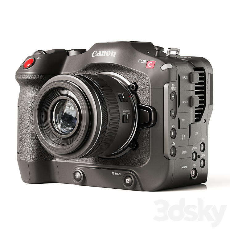 Canon EOS C70 - Miscellaneous - 3D model