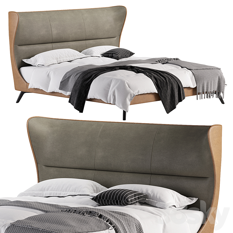 MAMY BED by Poltrona Frau - Bed - 3D model