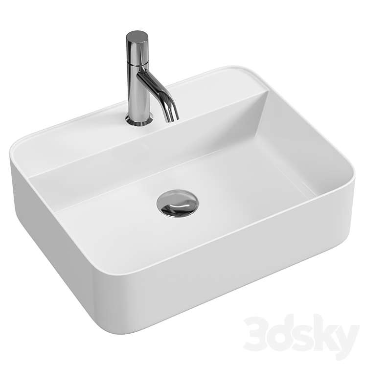 Sink Aquatek Vega - Wash basin - 3D model