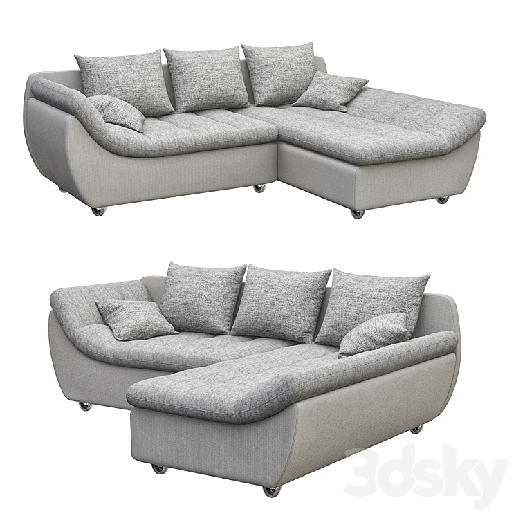 Ecksofa Gallina Sofa 3d Model