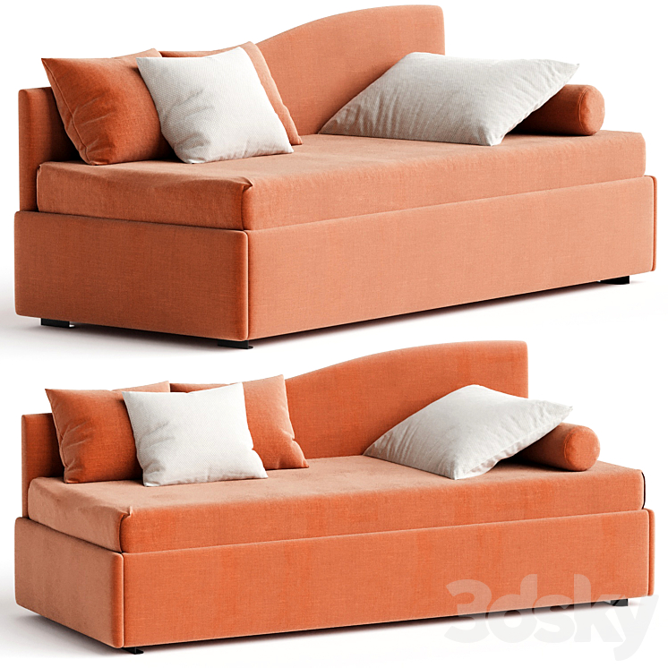 Pluto Bed N2 - Bed - 3D model