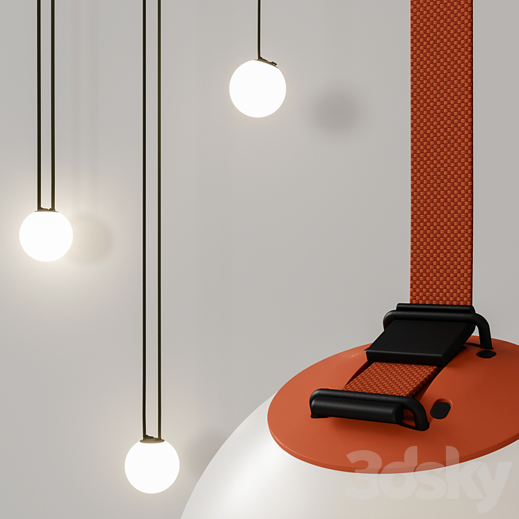 Vibia Plusminus - Pendant light - 3D model