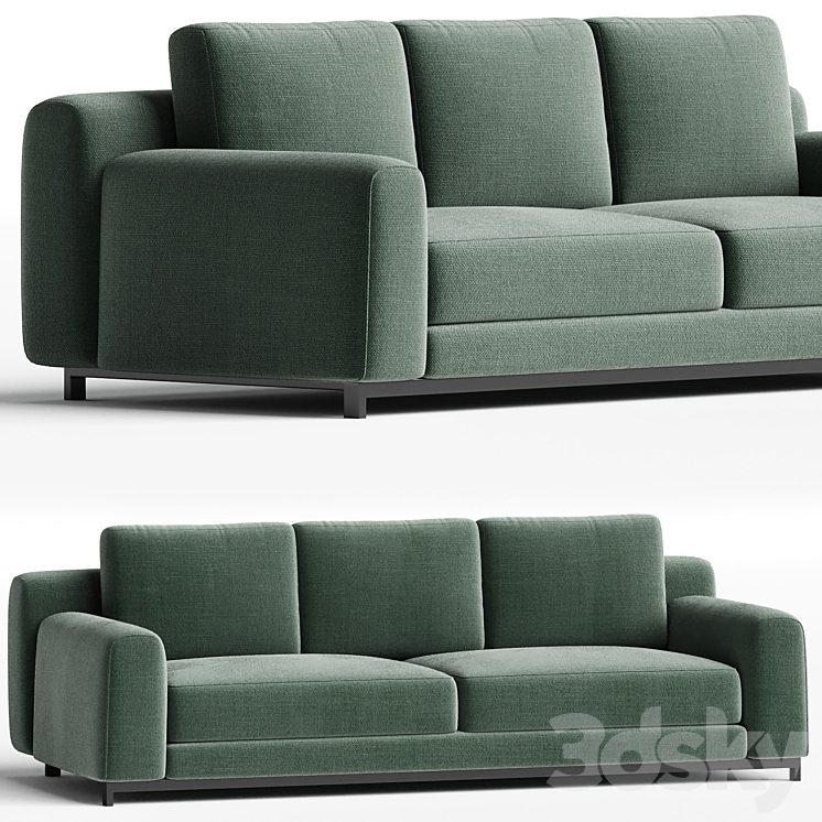 Natuzzi Leaf Sofa - Sofa - 3D model