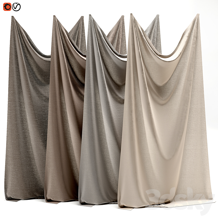 Fabric textures - Fabric - 3D model