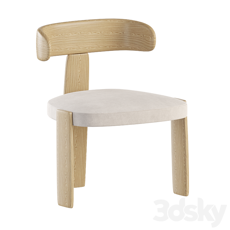 Oru chair by Andreu World - Chair - 3D model